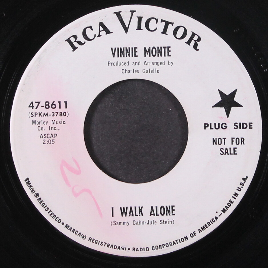 VINNIE MONTE: i don't have the heart to tell her / i walk alone RCA 7" Single | eBay UK