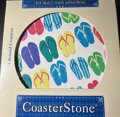 CoasterStone Coasters Flipflops Pattern | eBay