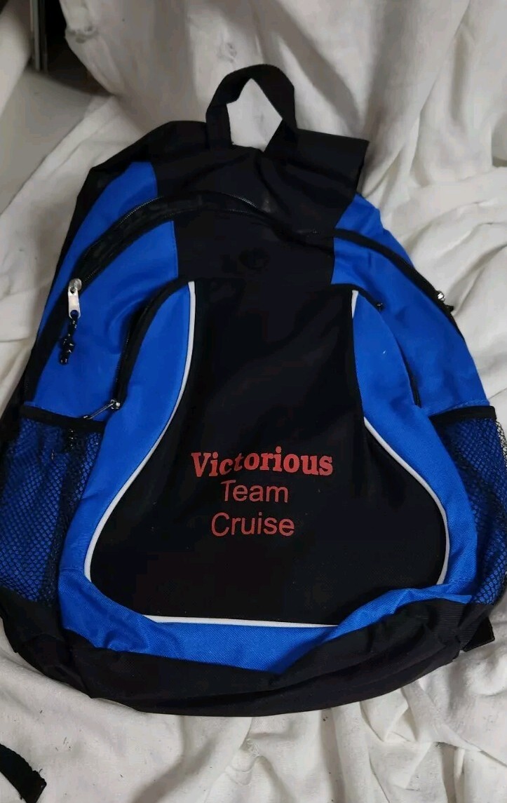 Victorious Team Cruise Backpack Bag Black & Blue Nice… - Gem