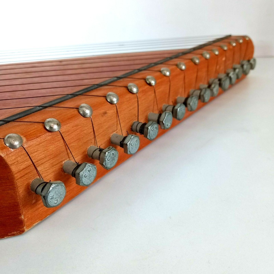 Zither Instrument Vintage Harp Magic -Musical String Mexico 15 Chords ...