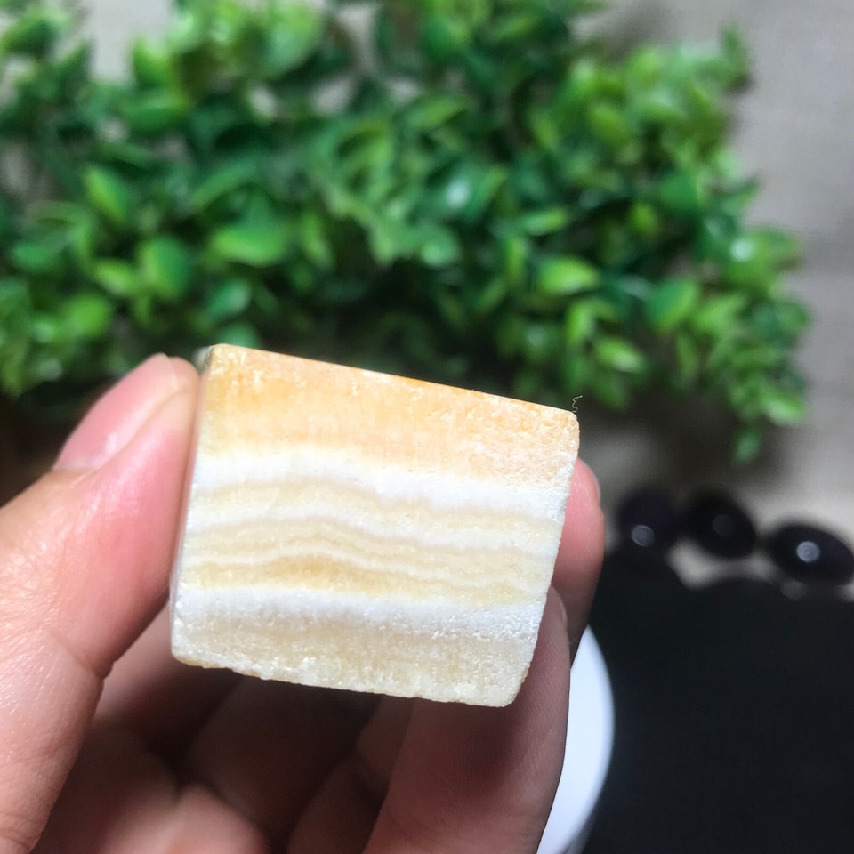 113g Orange Sun Stone Calcite Tower Crystal Point Yellow Calcite ...