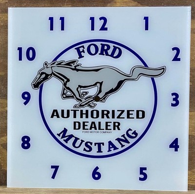 15" Ford Mustang Replacement Clock Face for Pam Clock FREE SHIP | eBay