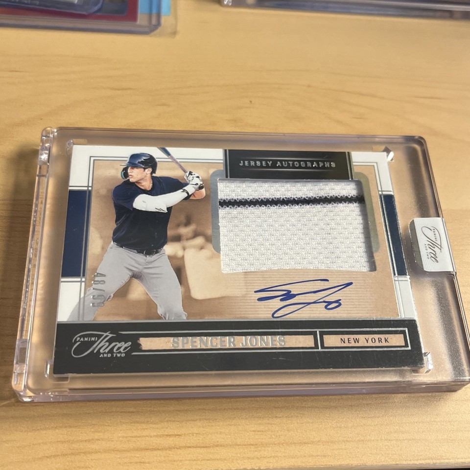 2025 Panini Three And Two Spencer Jones Jersey Auto /10 & /99 JK-SJ ...