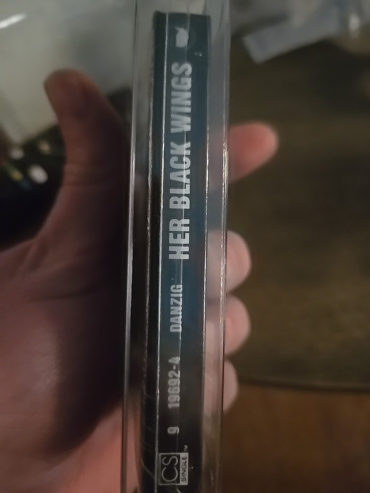 Danzig - Her Black Wings (1990) Cassette Single, 919692-4, Factory ...