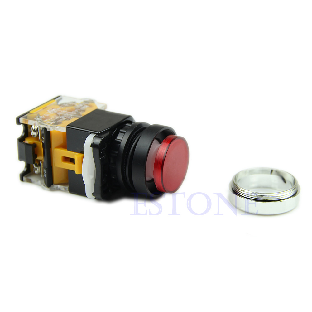 Push Button Momentary Switch Heavy Duty Power LA38/203 LA38/209B - DPST ...