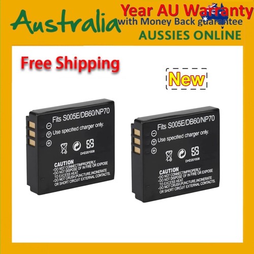 2x NP-70 NP70 Battery For FUJIFILM FUJI Finepix F20 F40fd F45fd F47fd ...