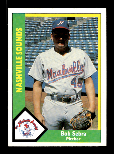 1990 CMC # 11 Bob Sebra Card (ML) Nashville Sounds Cincinnati Reds | eBay