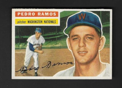 1956 Topps #49 Pedro Ramos RC White Back VG-EX - FREE SHIPPING | eBay