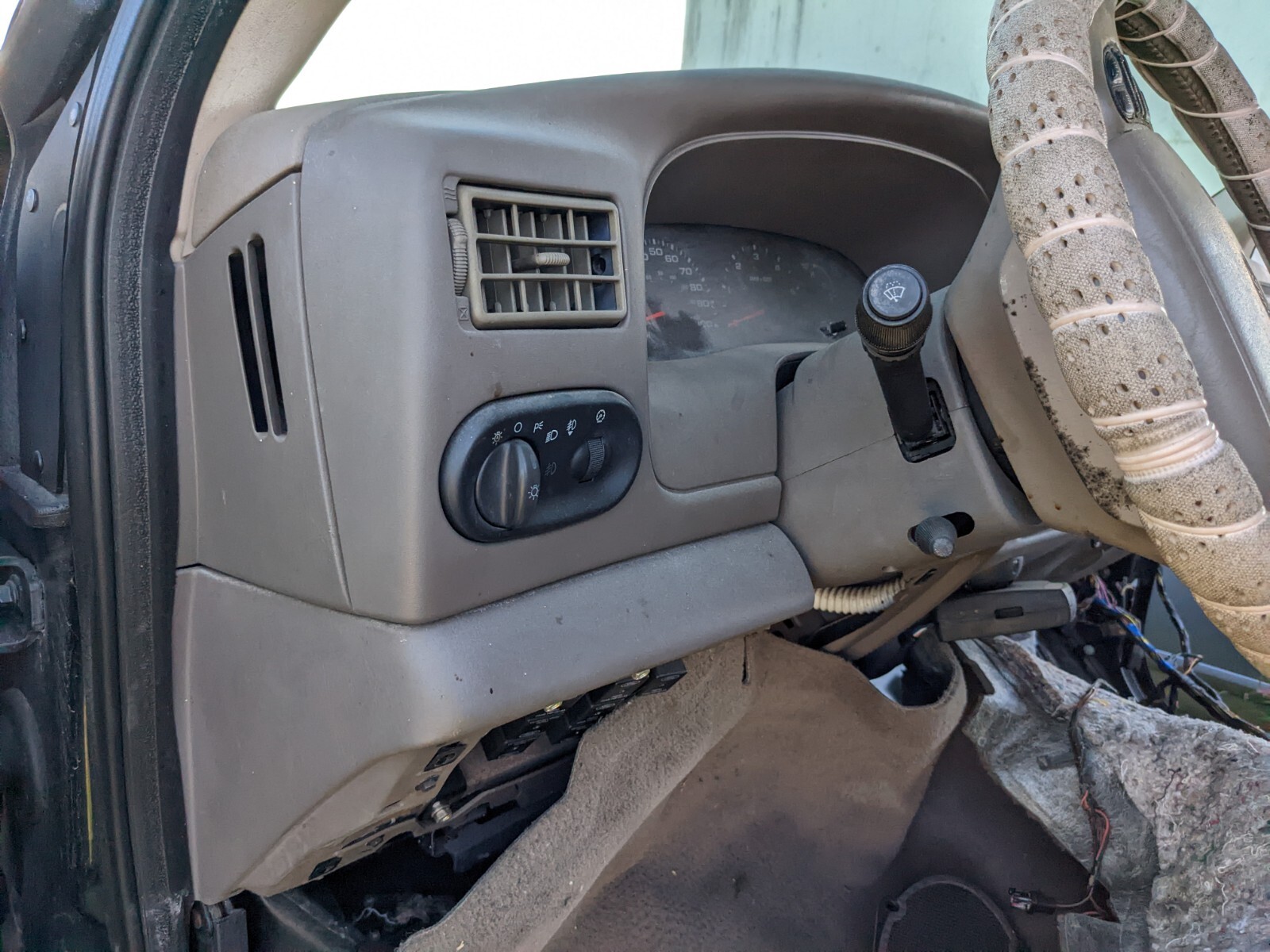 DASH ASSEMBLY 00-02 Ford Excursion F250 F350 Tan Beige Khaki DASH BOARD ...