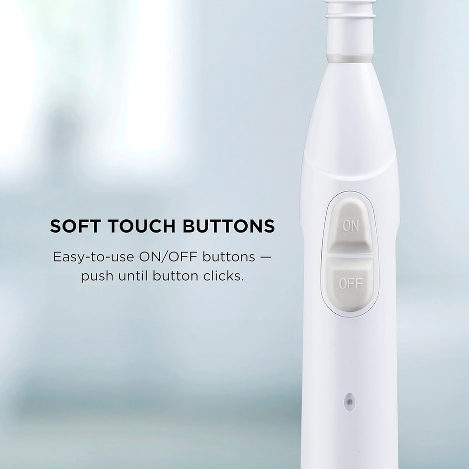 INTERPLAK BY CONAIR OPTI-CLEAN CORDLESS RECHARGEABLE TOOTHBRUSH W/ 4 ...