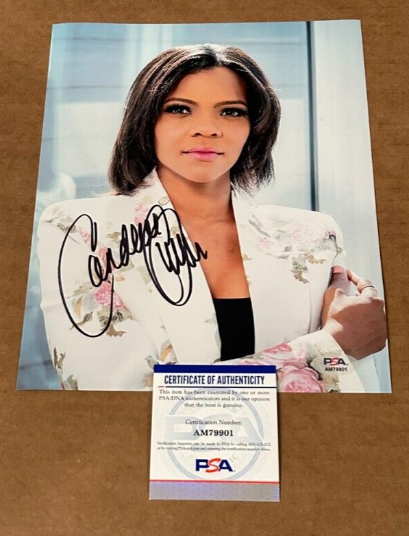 CANDACE OWENS HAND SIGNED 8X10 PHOTO PSA/DNA COA TRUMP 2024 BLEXIT ...