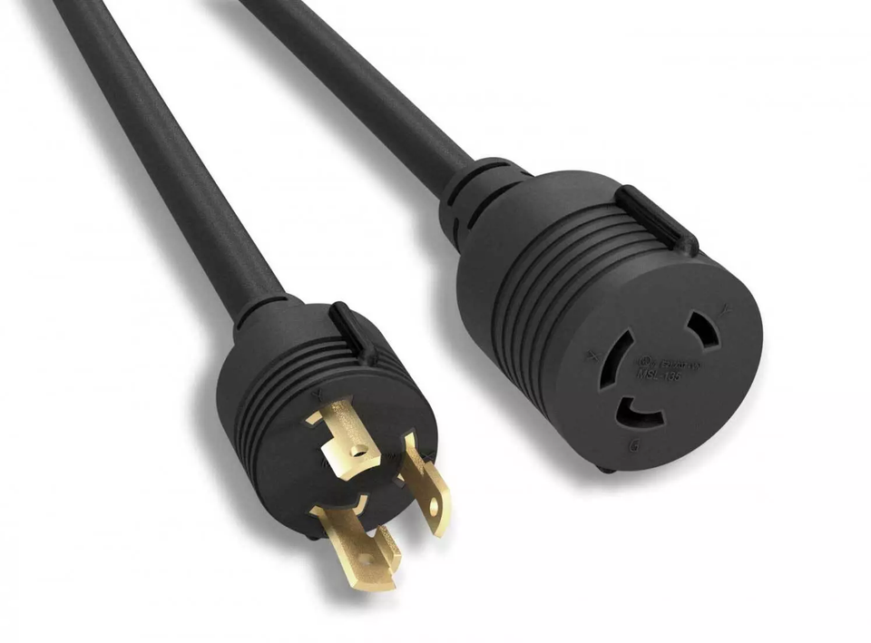 SF Cable 10ft NEMA L6-30P to L6-30R Power Cord 10 AWG 30A 250V | eBay