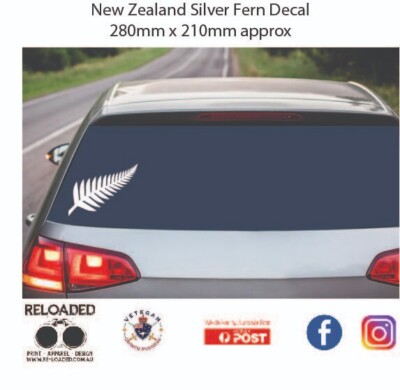 Kiwi Silver Fern Decal | eBay Australia