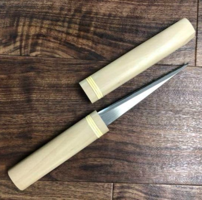 Tosa Uchi Hamono Marking Knife Japanese Kuri Kogatana 130mm W/ Saya ...