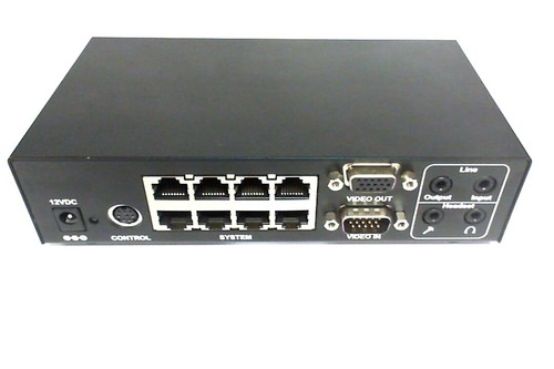 Black Box AC156A-8 REV 2.4 CAT5 Audio/Video 8-Port Broadcaster 724 ...