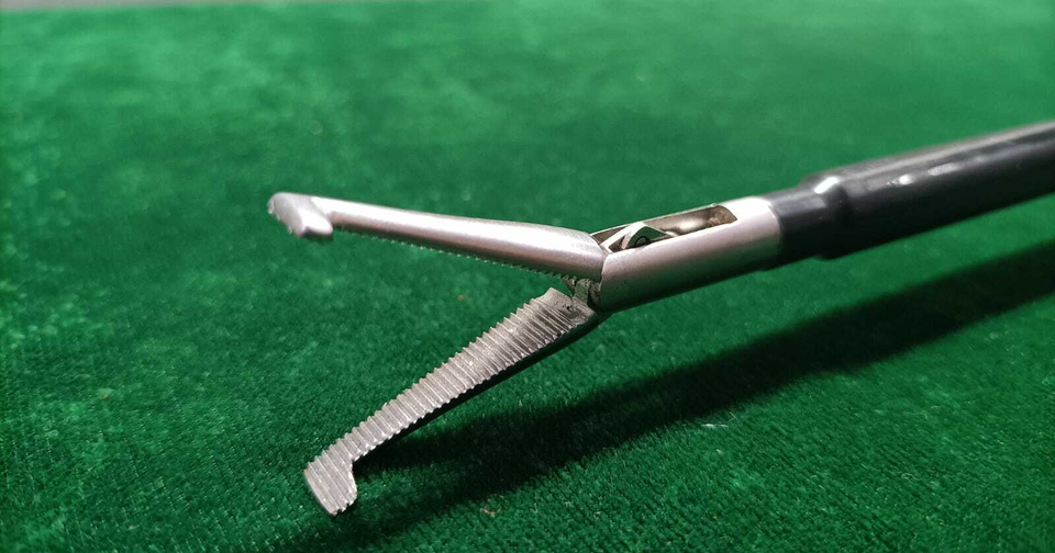 Laparoscopic Right Angle Mixter 90 Degree 10mmx330mm Reusable ...