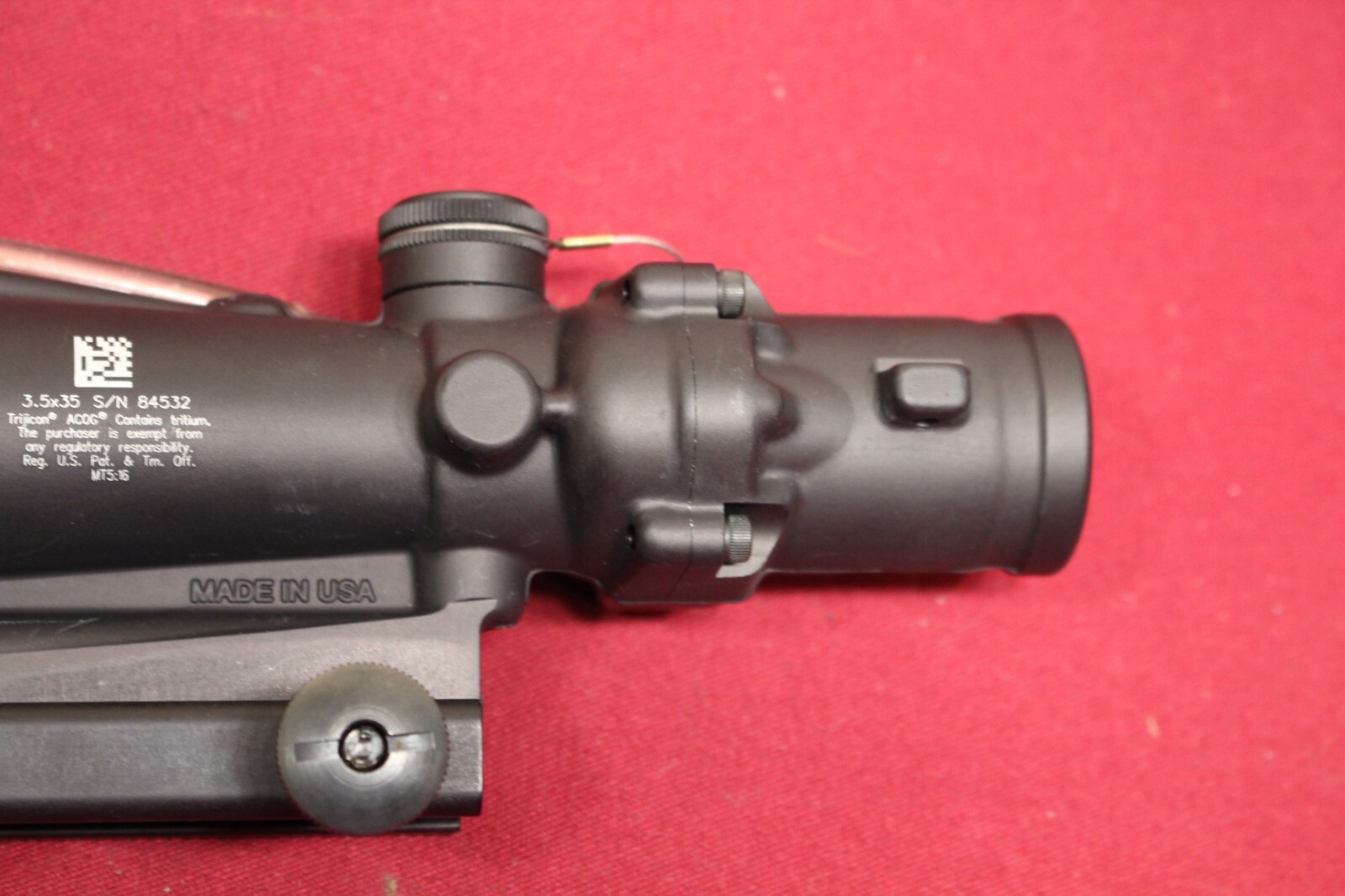 Trijicon ACOG 3.5x35 Rifle Scope - .308 / 7.62 BDC Reticle - Red ...