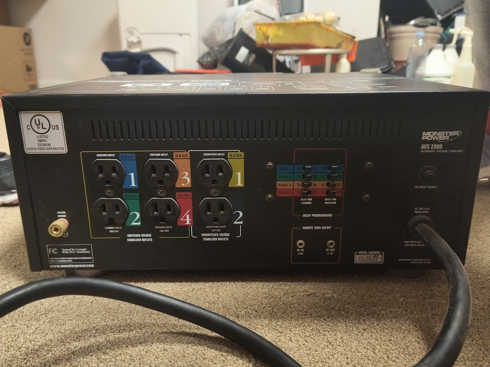 Monster Power AVS 2000 Automatic Voltage Stabilizer (working unit ...