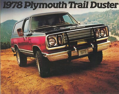 1978 Plymouth Trail Duster (NOS) Sales Brochure | eBay