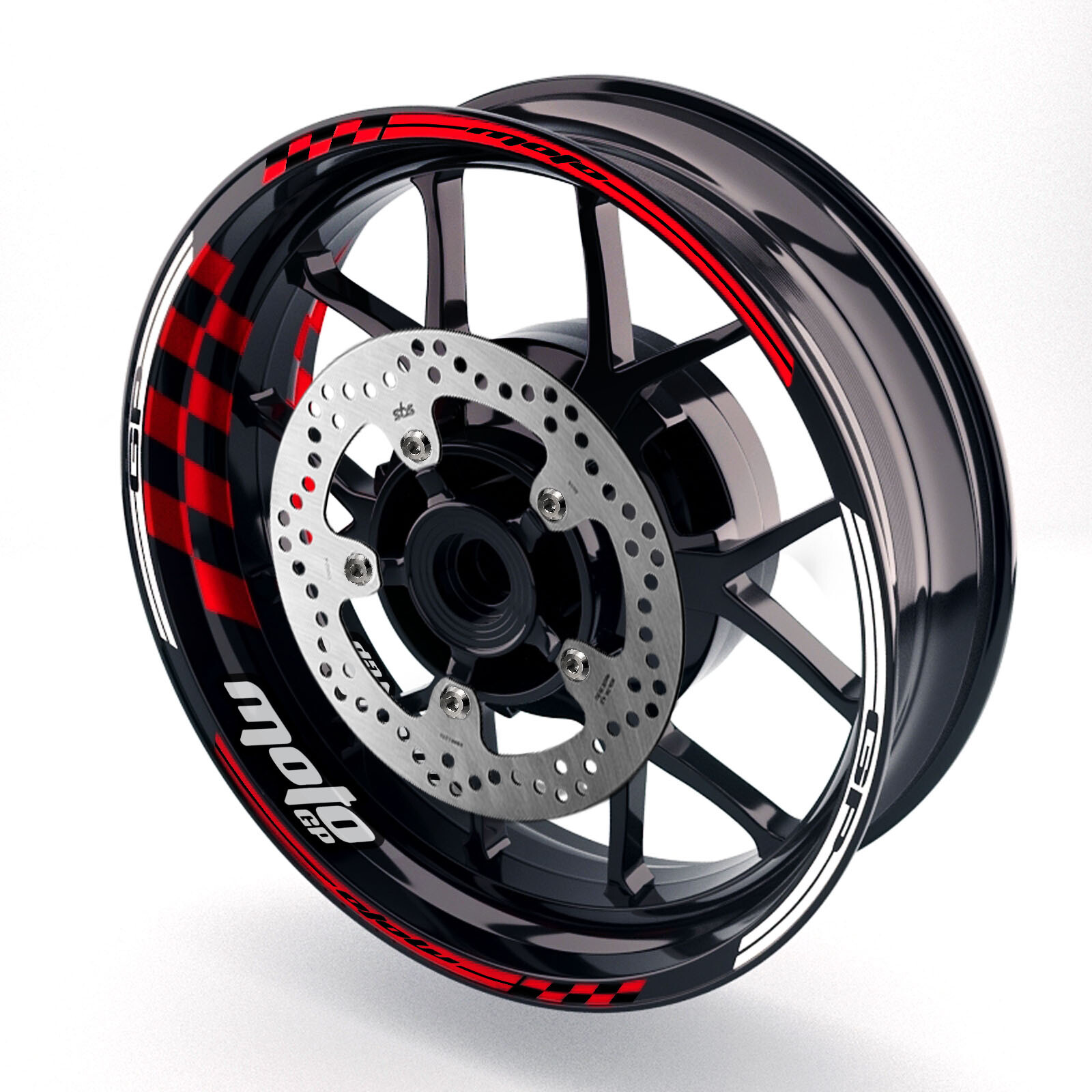 17 inch RED Wheel Rim Stickers Decals Stripes Tape Graphics AA01 For ...