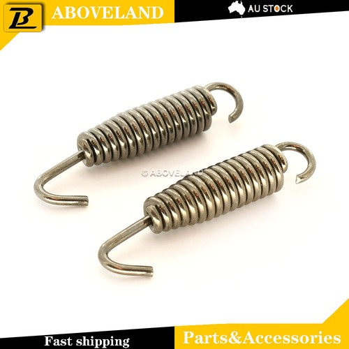 2X 57mm Exhaust Spring Pipe Header Muffler For Husaberg 2-STROKES 2012 ...