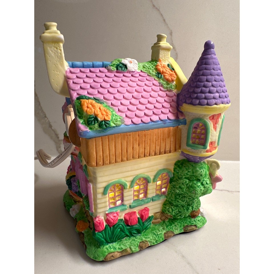 Vintage Cottontale Cottages Easter Village Toy Store Lighted Porcelain ...