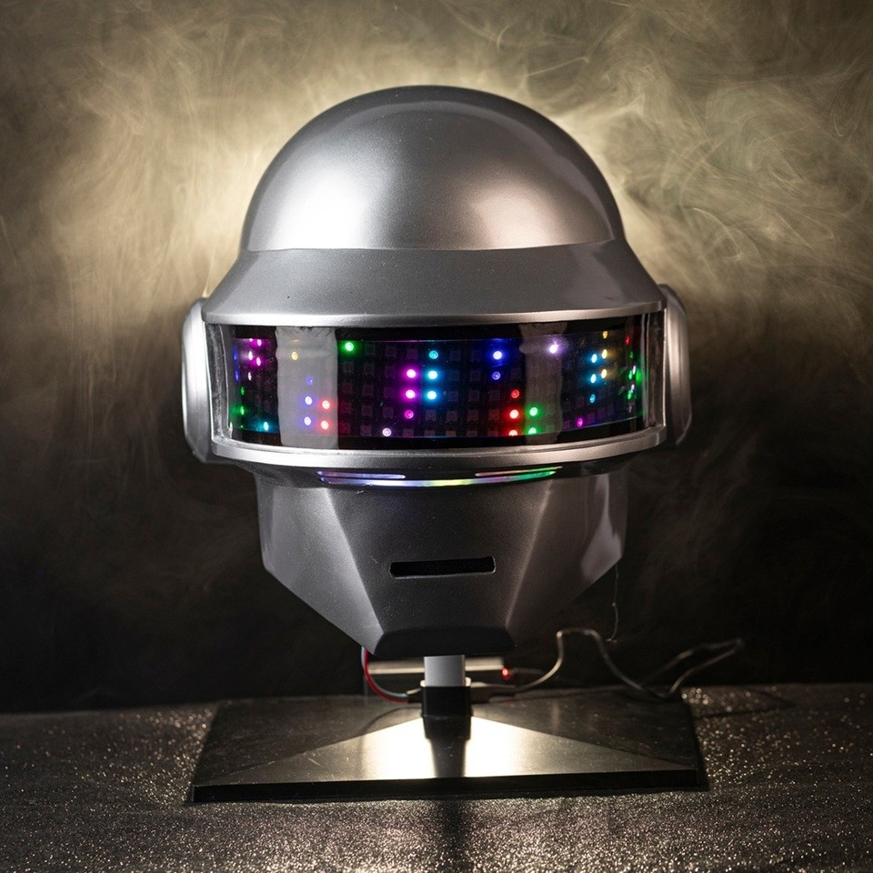 Daft Punk Helmet LED Lighted Thomas Bangalter Cosplay Mask Props Resin ...