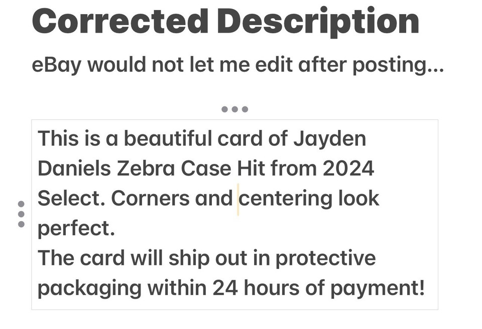 2024 Select Jayden Daniels Premier Level Zebra Case Hit! Commanders Rookie 🔥 | eBay