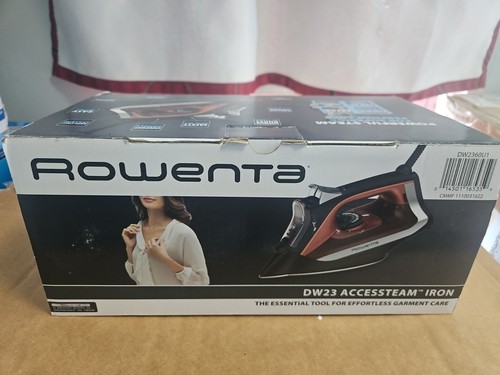 Rowenta DW23 Accessteam Steam Iron 1700 Watts Durable Soleplate Orange *New | eBay