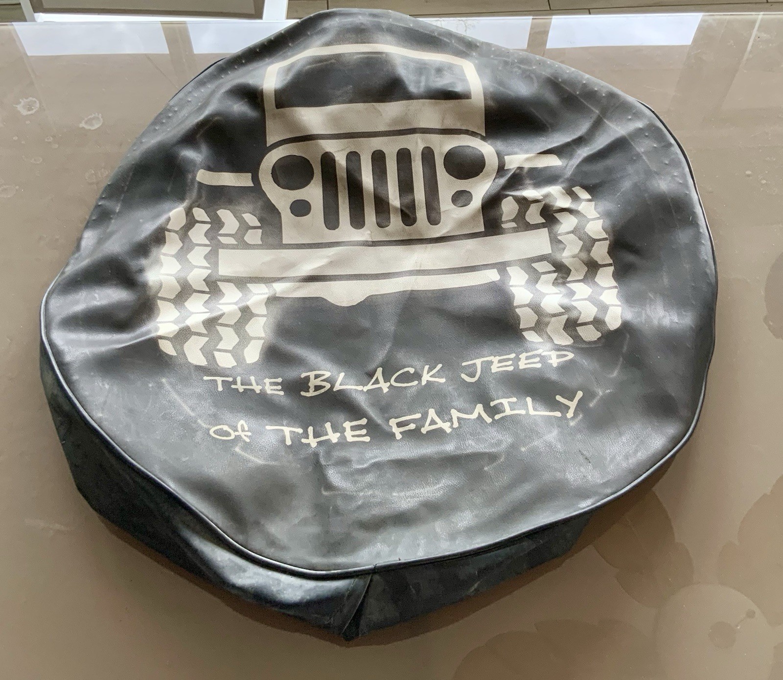 Black Jeep Of The Family Tire Covernull