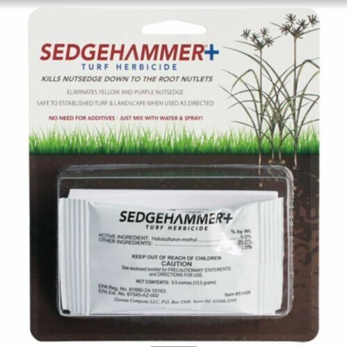 Sedgehammer PLUS + Turf Herbicide Halosulfuron Controls Nutsedges Weeds ...