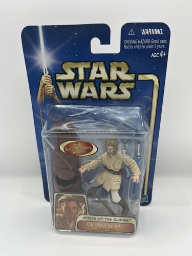 Star Wars Attack Of The Clones OBI-WAN KENOBI Acklay Battle figure ...