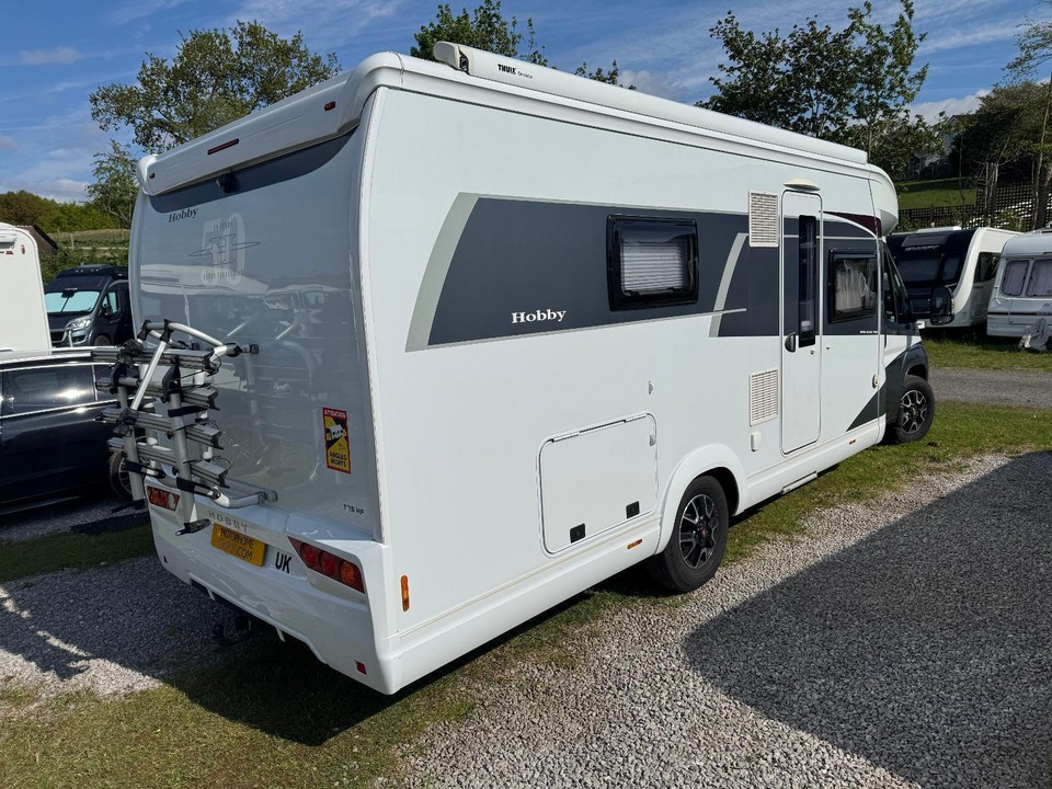 Hobby Optima Delux T75 HF 4 Verth 4 Travel Seat Rear fixed Bed For Sale ...