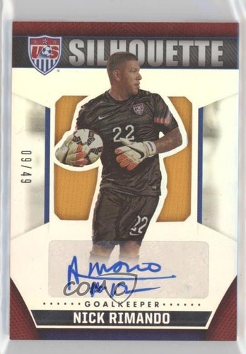 2015 Panini USA Soccer National Team - USA Silhouette Signatures #15 ...