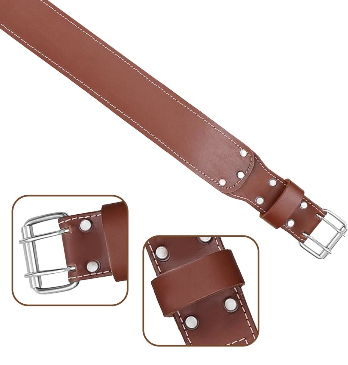 Rig gears padded tool belt 2 inch adjustable electrician tool belt ...