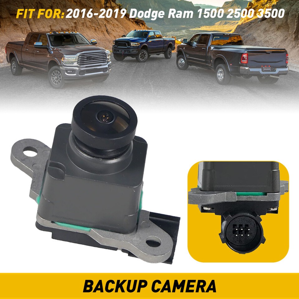 68274731AE Rear View Back Up Camera For 2016-2019 Dodge Ram 1500 2500 ...