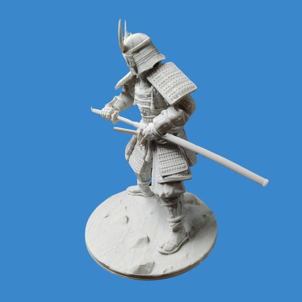 Samurai 7.9 in 1:9 Scale Model kits Unpainted Unassembly Military ...