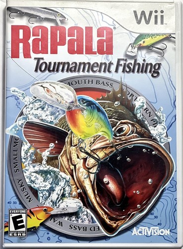 Rapala Tournament Fishing (Nintendo Wii, 2006) Disc And Case Only ...