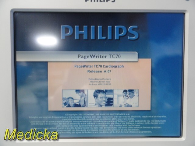 Philips Pagewriter TC70 Colored Touch Screen ECG/EKG Machine *TESTED ...