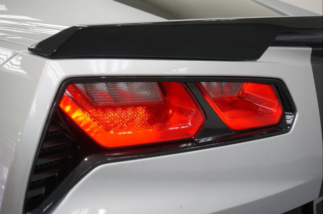 Spoiler For Chevrolet Corvette C7 2014-2019 Painted Carbon Flash ...