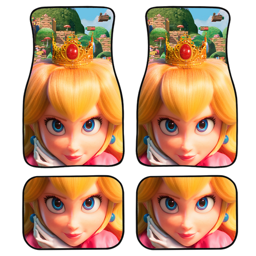 Super Mario 4PCS Non-Slip Car Floor Mats Universal Front Rear Rubber ...