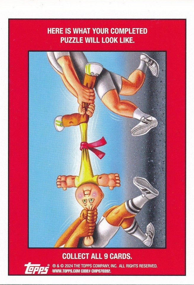 90b SPITTING ONYA 2024 GPK Garbage Pail Kids 1 Kids at Play GREEN ...