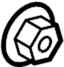 VW/Audi/Porsche WHT005560 Nut. Support. (Upper, Lower) | eBay