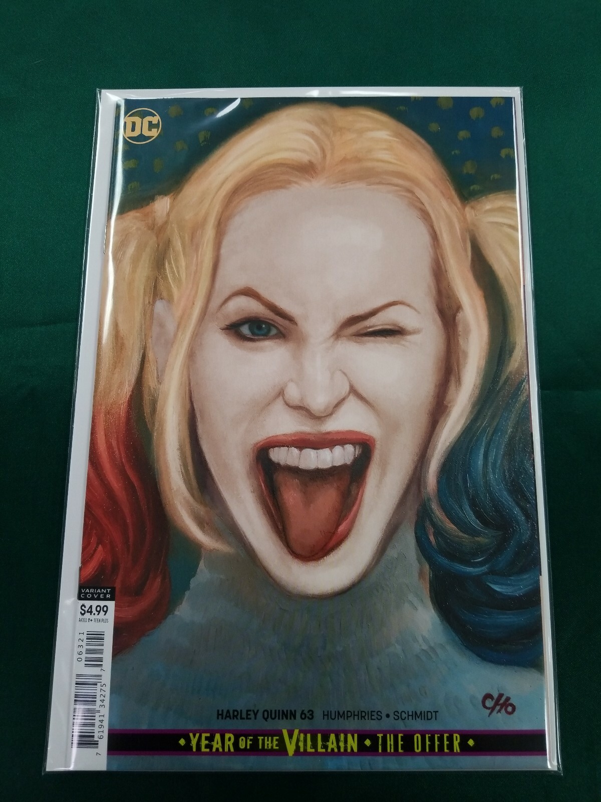 HARLEY QUINN #63 - FRANK CHO VIRGIN ART CARDSTOCK VARIANT COVER - DC ...
