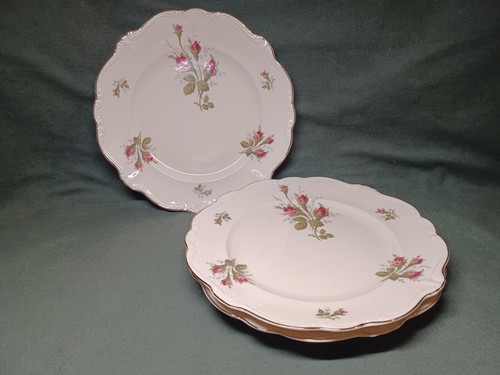Vintage Rosenthal Selb-Germany Pompadour Moss Rose Dinner Plates Set 3 ...