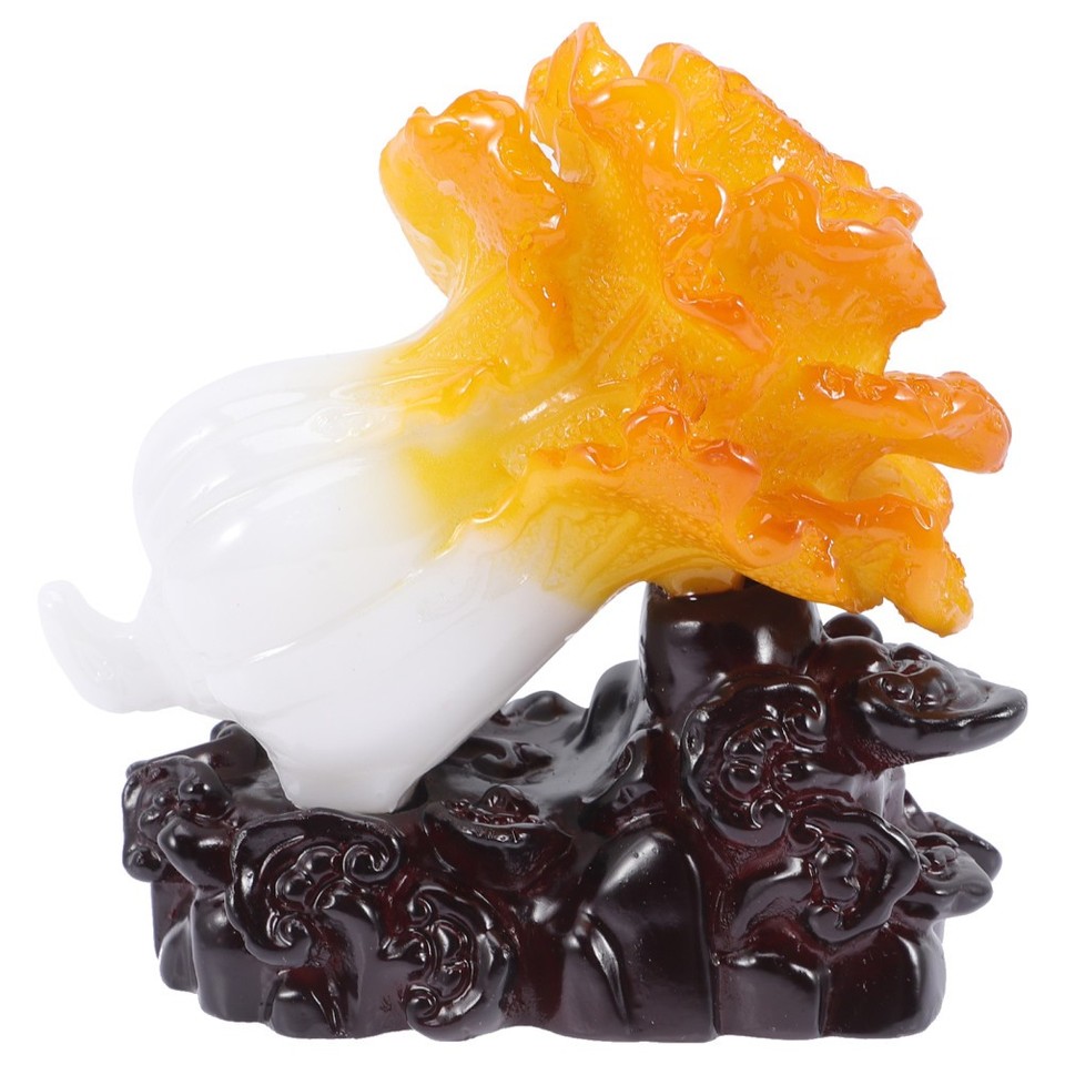Luck Resin Crafts Home Decoration Chinese Money Tree Figurine Cabbage ...