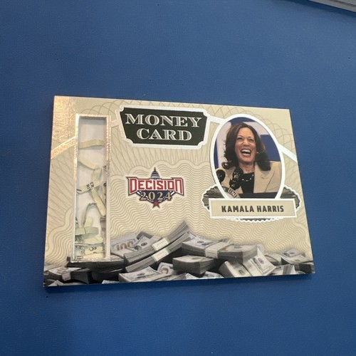 2024 Leaf Decision Kamala Harris Money Card Relic Sp US Federal Reserve ...