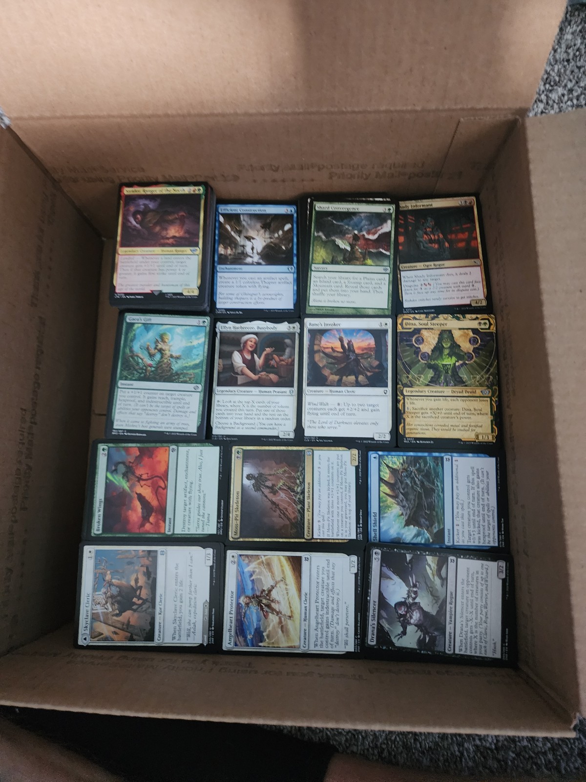 6000 + Magic: The Gathering cards MTG Bulk Commons Uncommons Large Flat ...