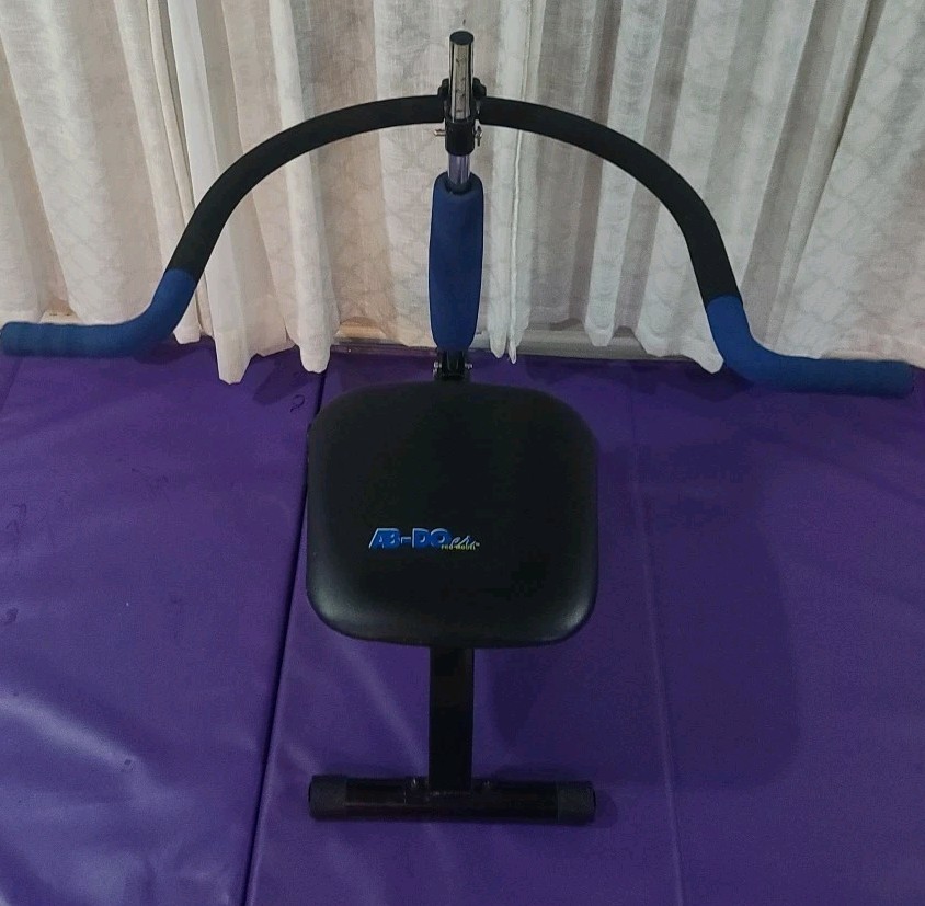 AB DOER Pro ABDOMINAL Core Fitness EXERCISE CHAIR Crunch Foldable ...