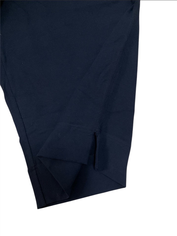 Basic Editions Pull On Soft Cotton Knit Capri Pants Womens Plus 2X Navy ...